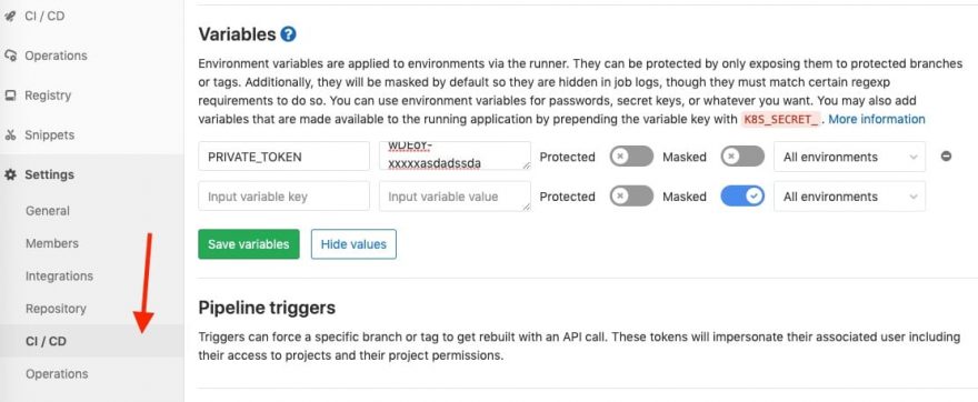 วิธีโหลดไฟล์จาก Private snippet บน Gitlab CI