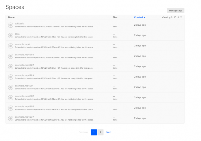 Using DigitalOcean Spaces with AWS S3 SDKs and Nodejs